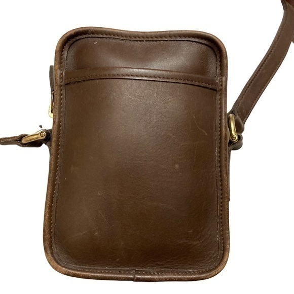 Coach | Bags | Coach Brown Leather Kit Bag 9973 Crossbody Camera Bag ...